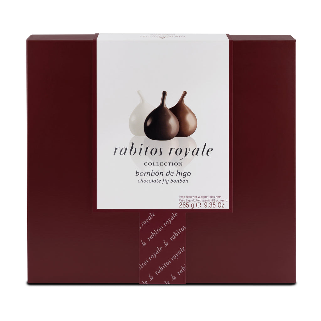 Rabitos Royale – 15 Piece Dark, Milk & White Chocolate Covered Fig Bon ...