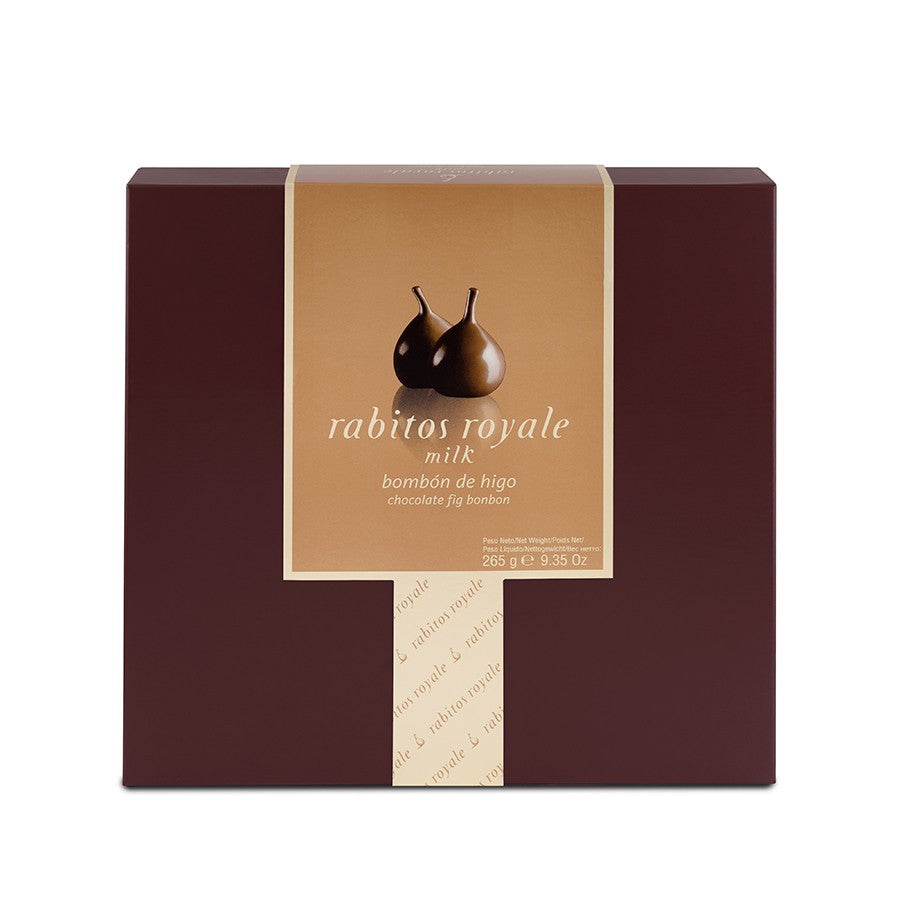 Rabitos Royale – 15 Piece Milk Chocolate Covered Fig Bonbons Gift Box ...